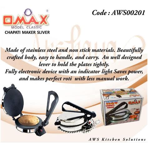 Chapati Roti Maker O Max Shopee Malaysia