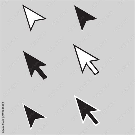 Pointer Cursor сomputer Mouse Icon Clicking Cursor And Pointing Hand