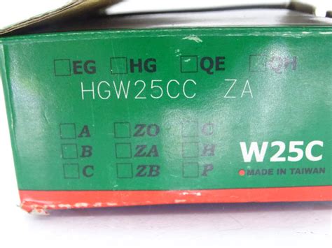 Hiwin Microsystems Hgw 25 Cc Za Linear Guide