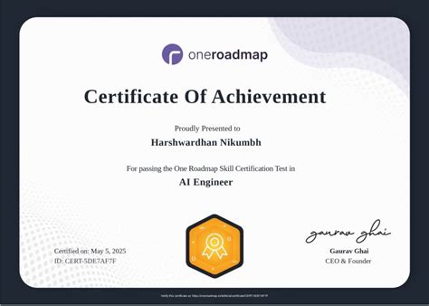 Ai Artificialintelligence Certification Machinelearning