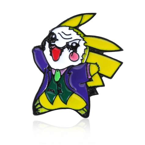 Pokemon Pikachu X Joker Enamel Pin Distinct Pins