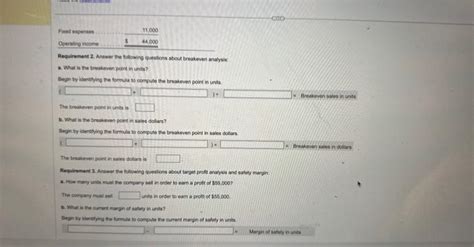 Solved Fill In The Missing Numbers In The Table Use The Chegg