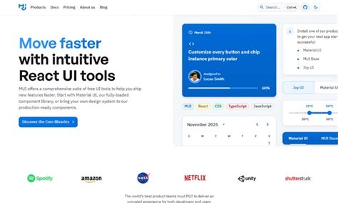 25 Best React Ui Component Libraries For 2025 The Complete Developers Guide