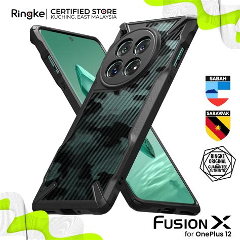 RINGKE FUSION X OnePlus Camouflage Design Hard Back Heavy Duty Shockproof Advanced