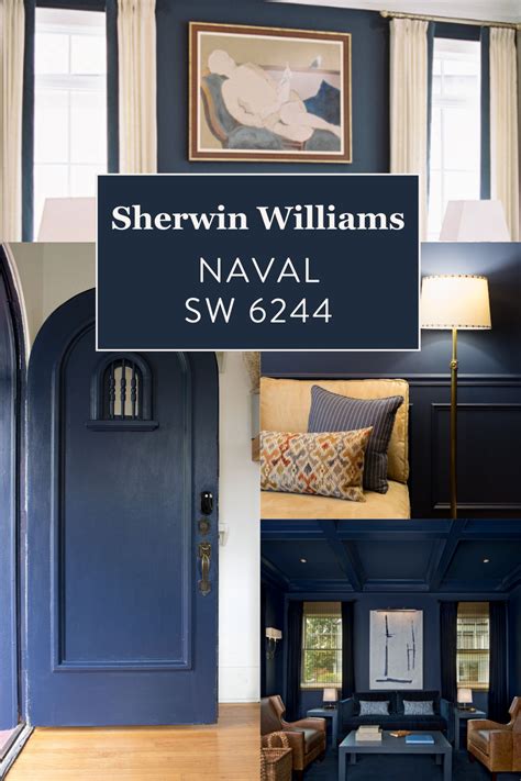 Sherwin Williams Naval Sw 6244 Paint Color Guide