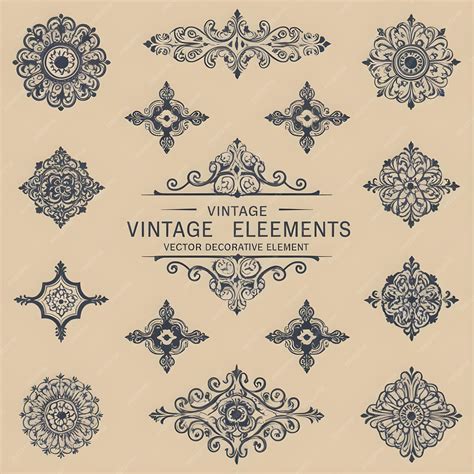 Vintage Labels Collection Classic Retro Style Labels For Design