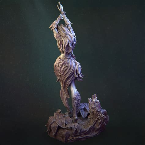 Eyrine The Forest Nymph 8k Danddpathfinder 32mm 75mm 100mm Miniature Model Kit Dryad By