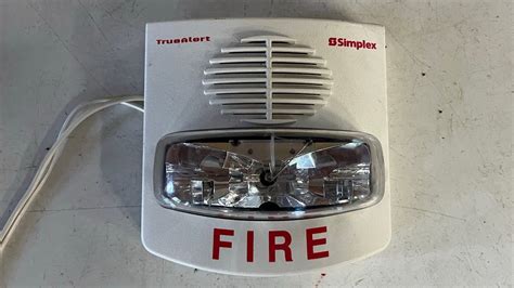 Simplex 4903 9432 White Truealert Youtube