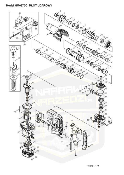 MAKITA pierścień do młota udarowego SDS MAX HR G C HM C C C C