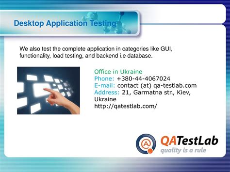 PPT Desktop Application Testing PowerPoint Presentation Free