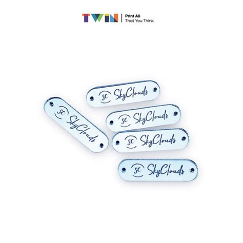 Jual Twin Label Akrilik Murah Label Hijab Rebranding Produk Akrilik Ben Bening X Jakarta