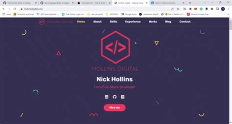 TheDevNick Nick A Hollins GitHub