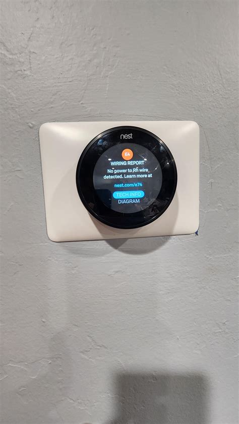 Nest Thermostat Suddenly Stopped Working After 5 Years No Power To Rh