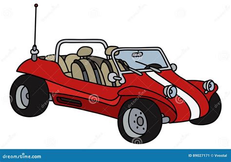 Red Dune Buggy Stock Vector Illustration Of Vehicle 89027171