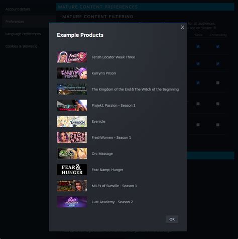 Steam Is Doing A Poor Job Of Filtering Out Adult And Sexual Focused Games From The Store S Home