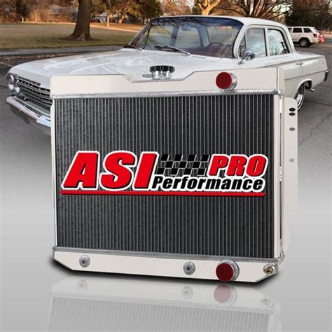 4 Row Aluminum Radiator Fit 1959 1965 62 Chevy Impala Bel Air El Camino
