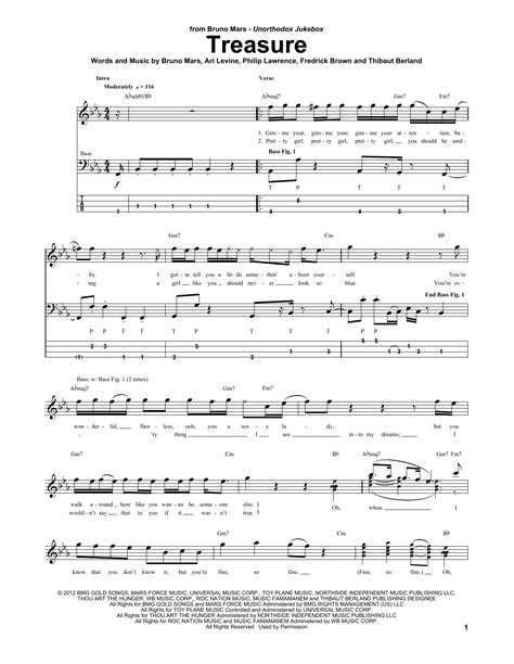 Treasure Sheet Music Direct