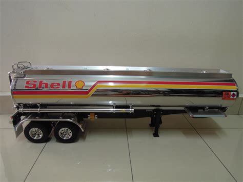 [wts] Tamiya 1 14 Rc Globe Liner Truck Shell Tank Trailer Motorised