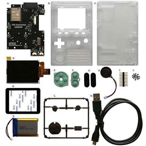 Odroid Go Handheld Game Console Kit Gadgetsin