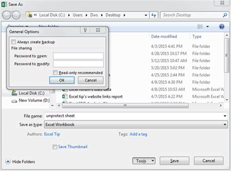 Protect And Unprotect Workbooks In Microsoft Excel