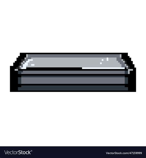 Machine Scanner Document Game Pixel Art Royalty Free Vector