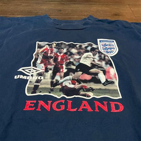 Umbro × Vintage Vintage Umbro Team England Soccer Football T Shirt