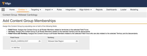 Aligning Content In Veeva Crm Using Align