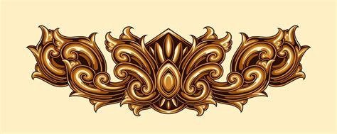 Classic Style Frame Design With Exquisite Engraving And Luxury 42149515