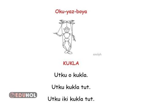 U Sesi Kukla Okuma Yazma Al Eduhol Etkinlik Ndir Oyun Oyna Test Z Video Zle