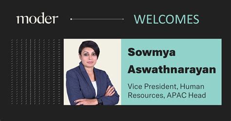 Sowmya Aswath On Linkedin Excited To Start My New Innings With Moder