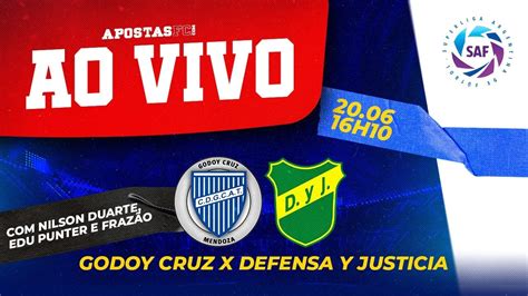 🔴 Godoy Cruz X Defensa Y Justicia Ao Vivo 4ª Rodada Do C Argentino