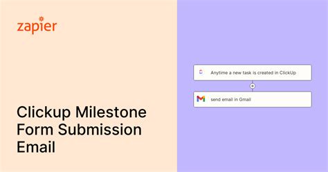 Anytime A New Task Is Created In Clickup Send Email In Gmail Zapier