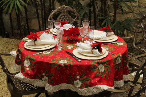 Mesas de Natal Decoradas Lindas e Fáceis para a Ceia