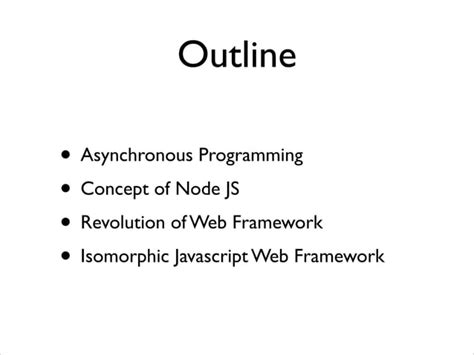 Introduction To Nodejs And Isomorphic Javascript PPT