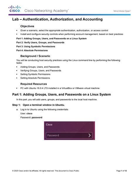 Assignment 5 Exploring Authentication Authorization And Accounting