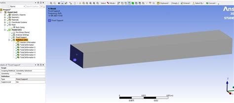 Modal Analysis Using Ansys Workbench
