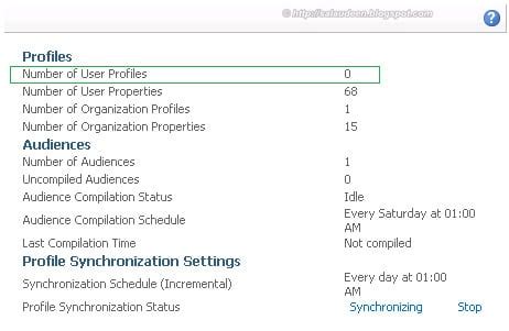 User Profile Sync Not Importing AD Users The Management Agent AD Connection Name Failed On