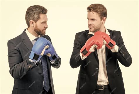 Premium Photo Punching For Leadership Successful Ceo Boxers