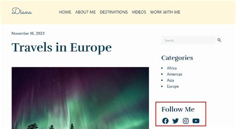 How To Add Social Media Icons In Your Wordpress Sidebar Utibe Inyang