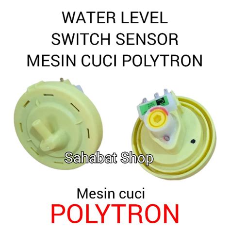 Jual WATER LEVEL SWITCH SENSOR AIR MESIN CUCI 1 TABUNG POLYTRON