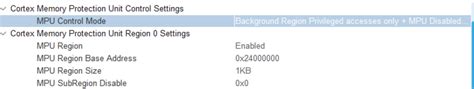 关于stm32h7使能mpu后直接进入hardfault的问题mpu Background Region Csdn博客