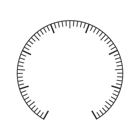 Scale Example Of Pressure Meter Manometer Barometer Speedometer Tonometer Thermometer