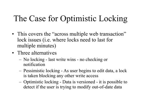 Ppt Optimistic Locking In Sakai Powerpoint Presentation Free Download Id 9608977