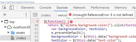Why Occur Uncaught Referenceerror Is Not Defined Coffeescript In