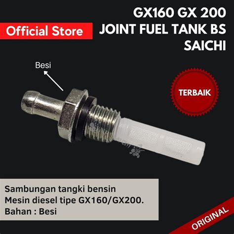 Jual Sambungan Tangki Bensin Gx160 Joint Fuel Tank Besi Mesin Gx160