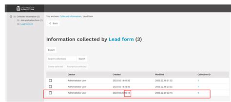 Wrong Timestamp Date Showing In Informationcollectioncollection