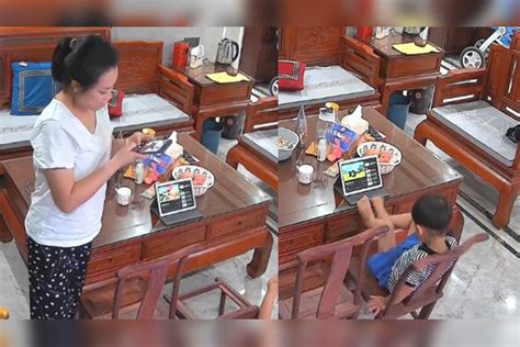 男童摔倒妈妈第一时间先掏手机拍照发朋友圈，网友：这才是人才手机幽默短剧