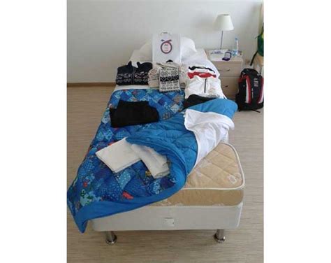 Zdeno Charas Bed In Sochi Requires A Bit Of An Extension Photos