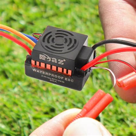 60a Brushless Esc Sensorless Speed Controller For 1 8 1 10 Rc Car Xt60