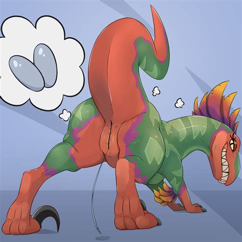 Rule 34 Absurd Res Bodily Fluids Claws Dinosaur Dromaeosaurid Egg
